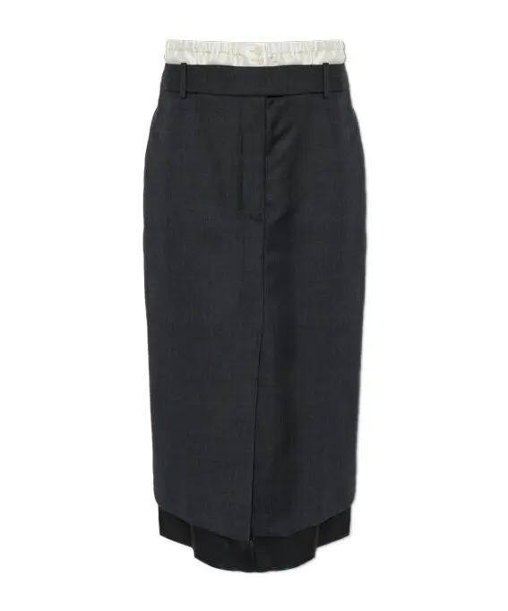 RÓHE Wool Pencil Skirt