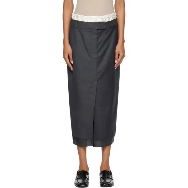 RÓHE Wool Pencil Skirt