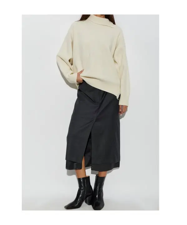RÓHE Wool Pencil Skirt