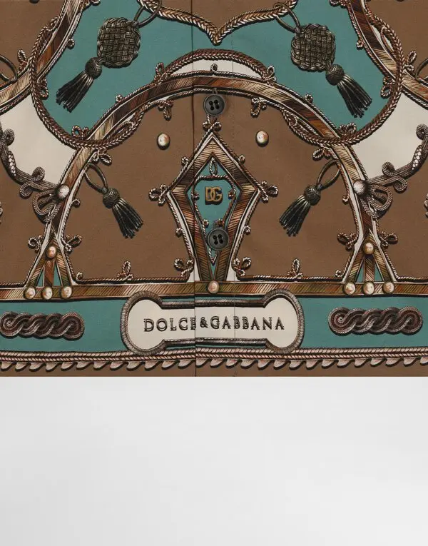 Dolce & Gabbana Printed Short Sleeve Shirt