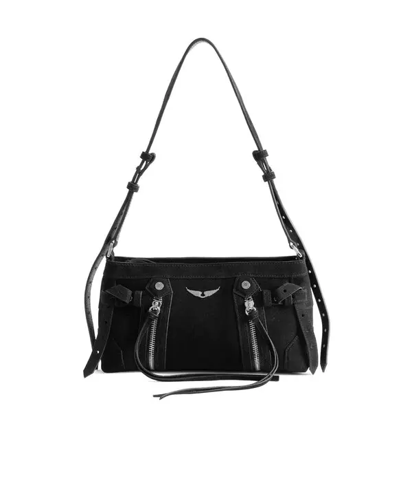 Zadig&Voltaire Madison Mini Suede Bag - Black