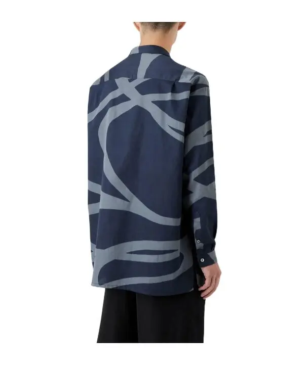 Emporio Armani Print Long Sleeve Shirt