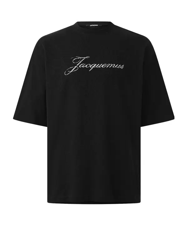Jacquemus Printed T-shirt - Black