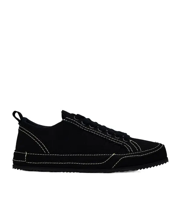 REPRESENT Lightweight Canvas Trainers - Black