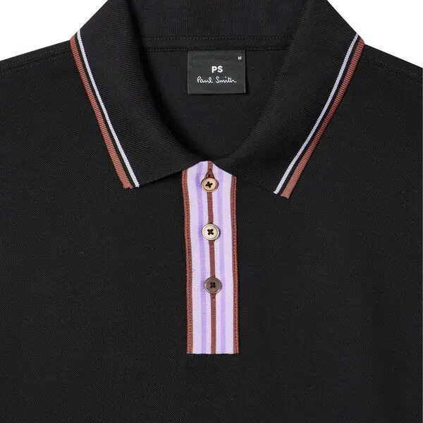Paul Smith Striped Shortsleeve Polo