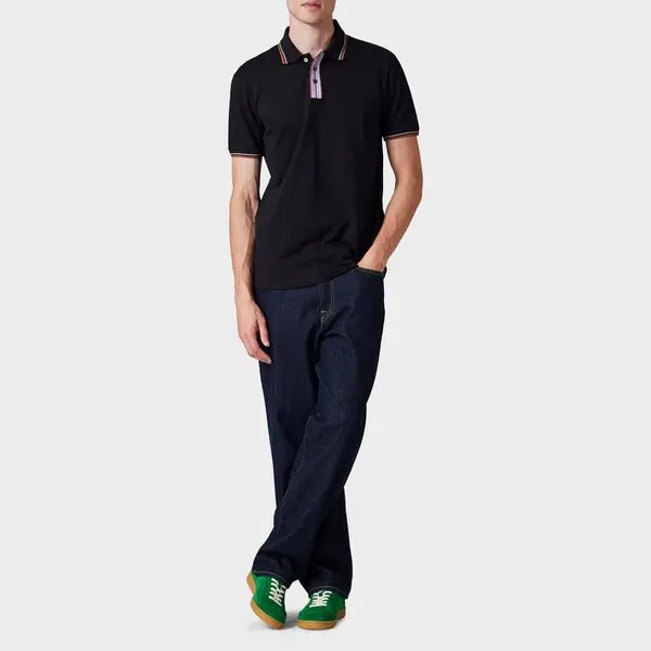 Paul Smith Striped Shortsleeve Polo