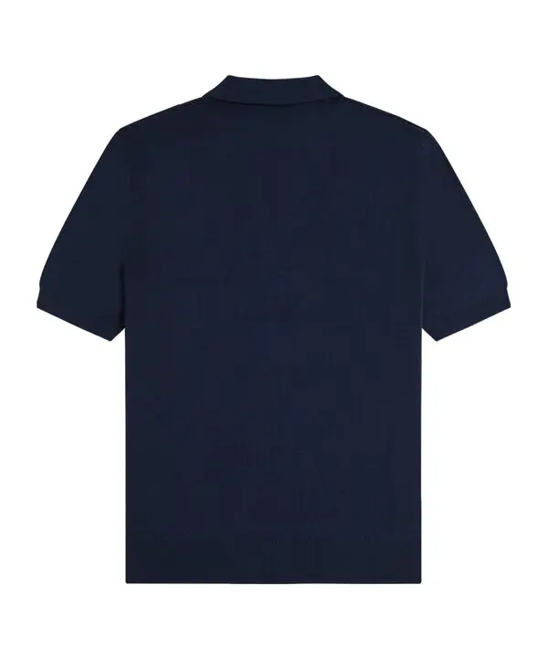 Fred Perry Stripe Zipped Short-sleeve Polo Shirt - No