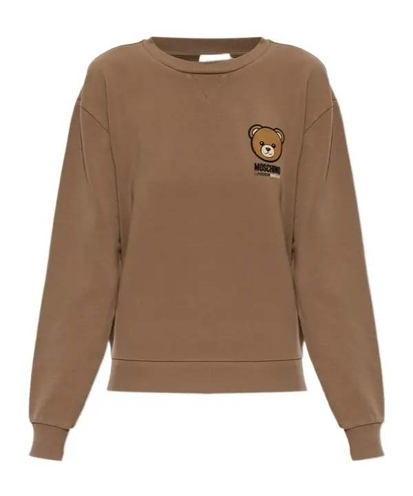 Moschino Underbear Long Sleeve Sweatshirt - Brown