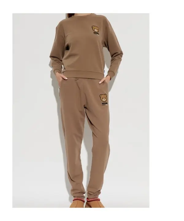 Moschino Underbear Long Sleeve Sweatshirt - Brown