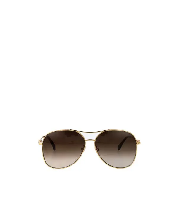 Fendi Pilot Frame Sunglasses - Gold