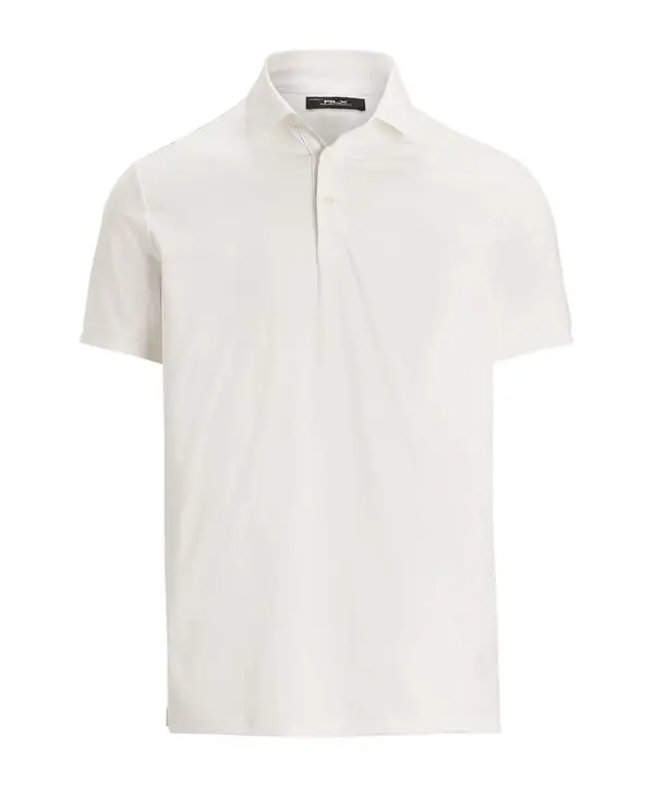 Polo Ralph Lauren Chest Logo Embroidered Polo Shirt - White