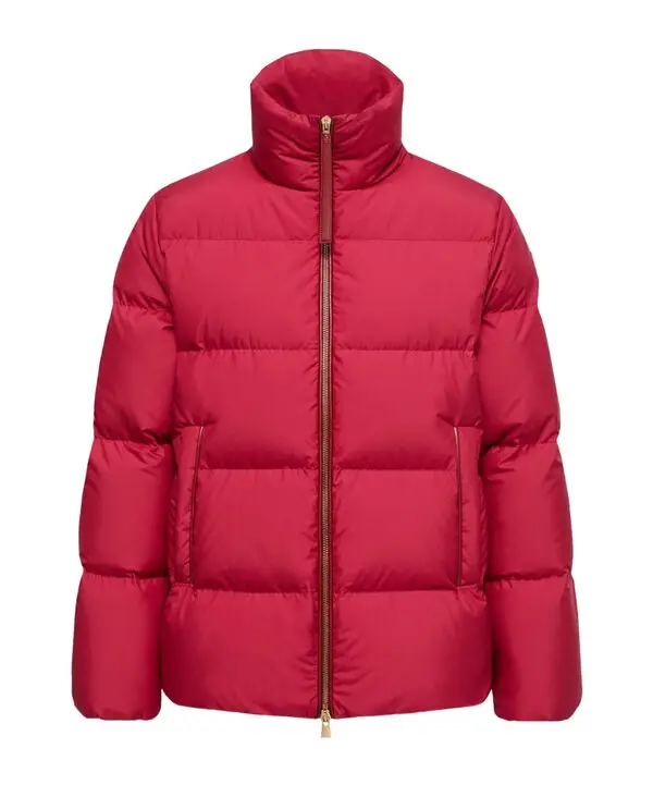 Moncler Vivantesse Short Down Jacket - Red