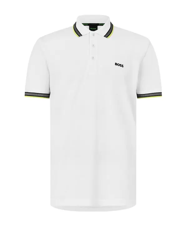 Hugo Boss Shortsleeve Polo Shirt - White