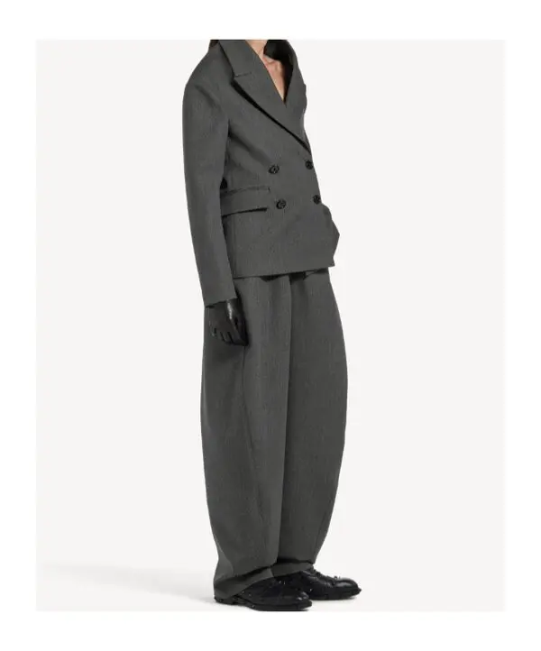 Balenciaga Stola Jacket In Dark Grey