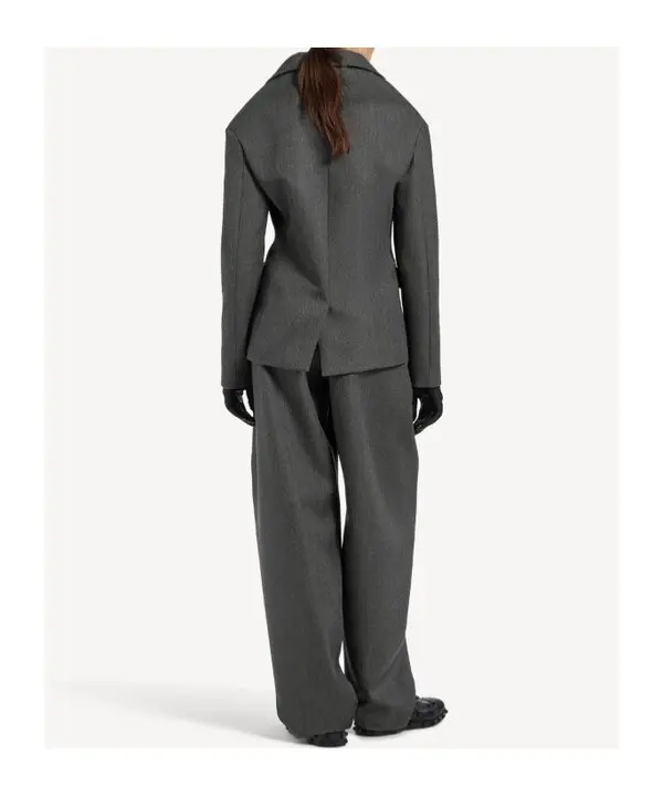 Balenciaga Stola Jacket In Dark Grey
