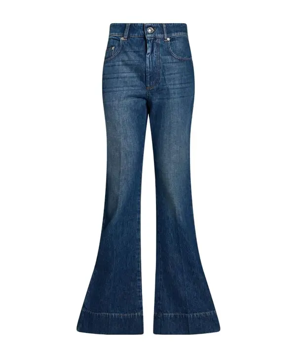 Sportmax Dark Wide-leg Jeans - Blue