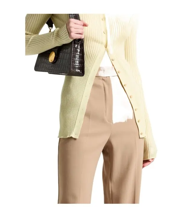 Max Mara Solid-colored Straight-leg Pants