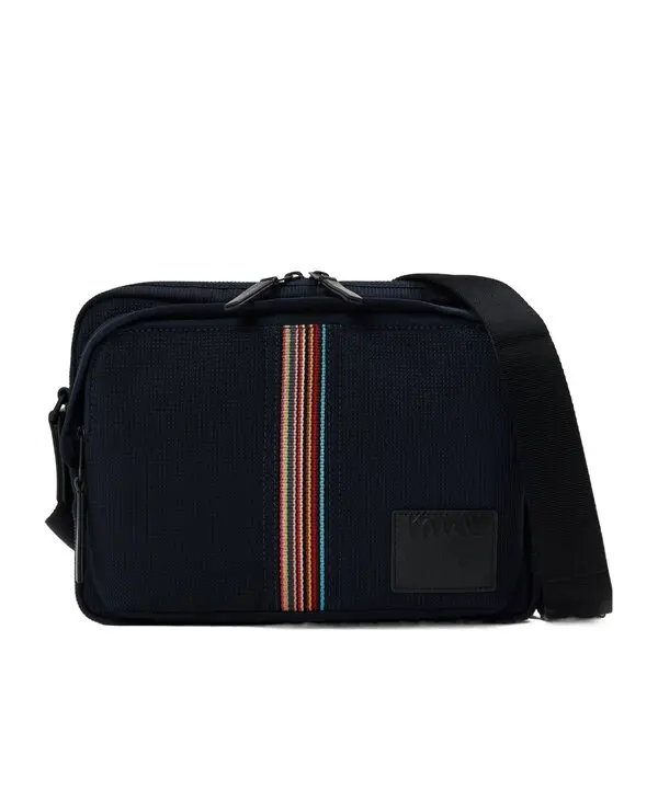 Paul Smith Navy Fabric Camerastyle Crossbody Bag - Black