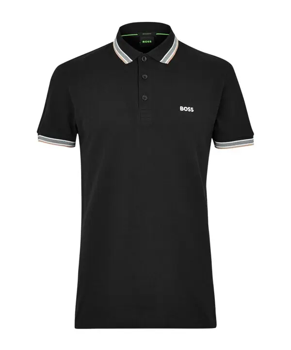 Hugo Boss Cotton Polo Shirt - Black