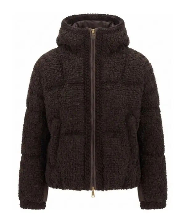 Moncler Long-sleeved Padded Jacket - Black