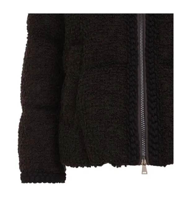 Moncler Cristallin Hooded Down Jacket - Black