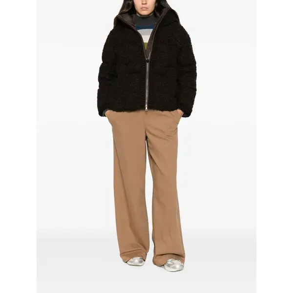 Moncler Cristallin Hooded Down Jacket - Black
