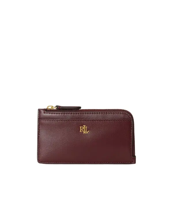 Ralph Lauren Card Case Around Purse - Red