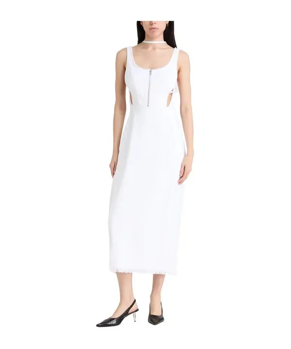 Jacquemus Sleeveless Zipper And Tassel Dress
