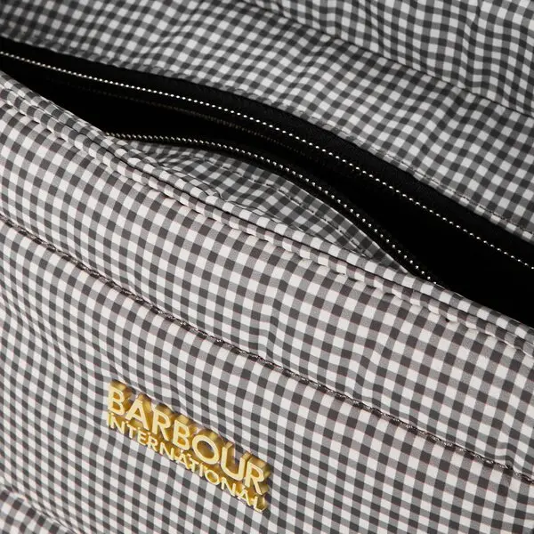Barbour Plaid Tote Bag
