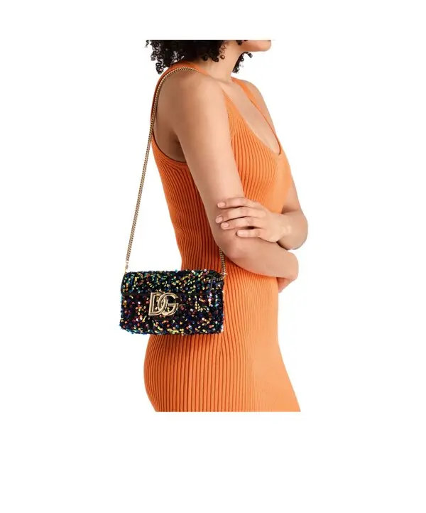 Dolce & Gabbana Mini Iridescent Clutch Bag