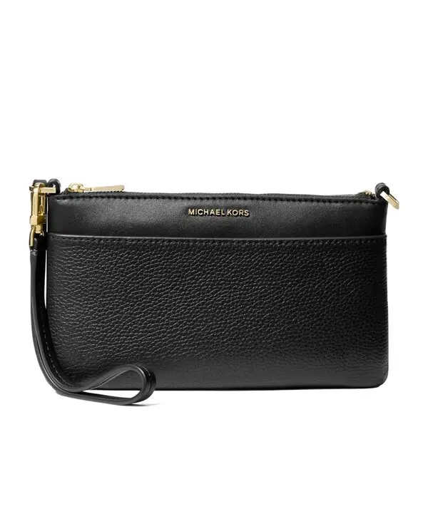 Michael Kors Pebbledleather Wristlet - Black