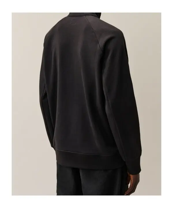 C.P. COMPANY Diagonal Raised Fleece Lens Half Zip Sweatshirt