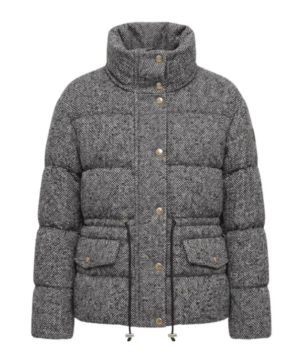 Moncler Diaphanes Hooded Short Down Jacket