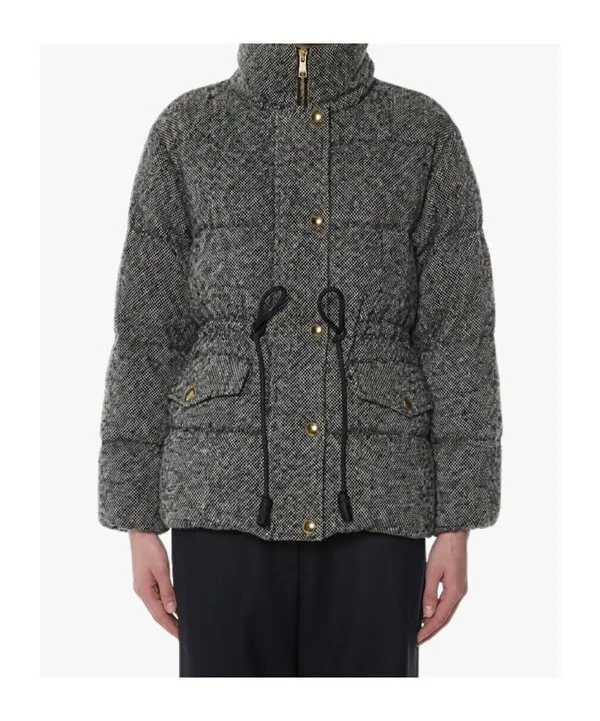 Moncler Diaphanes Hooded Short Down Jacket