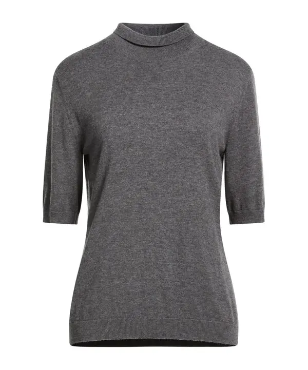 Max Mara Short-sleeved Knit Top - Grey