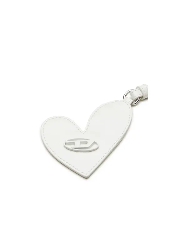 DIESEL® Patentleather Heart Charm