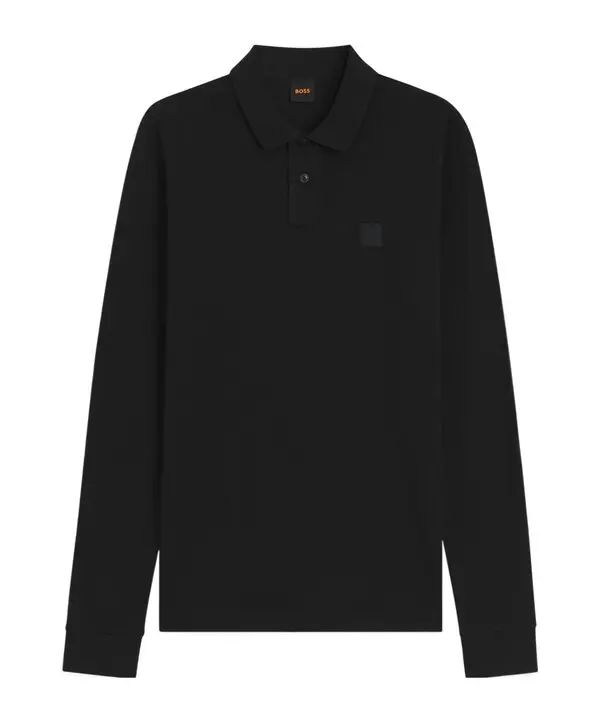 Hugo Boss Longsleeve Polo Shirt - Black