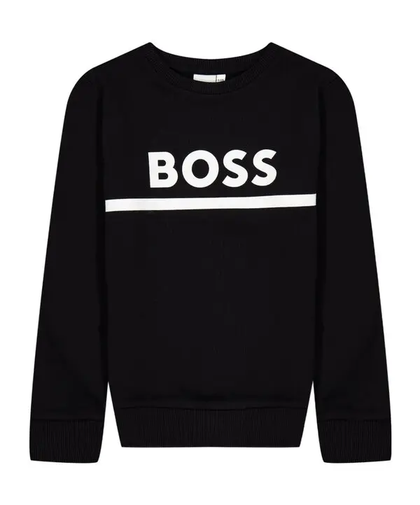 Hugo Boss Crewneck Sweatshirt With Logo Detail