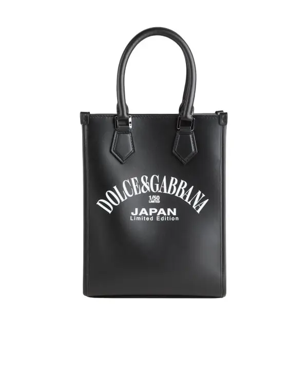 Dolce & Gabbana Small Leather Tote Bag - Black