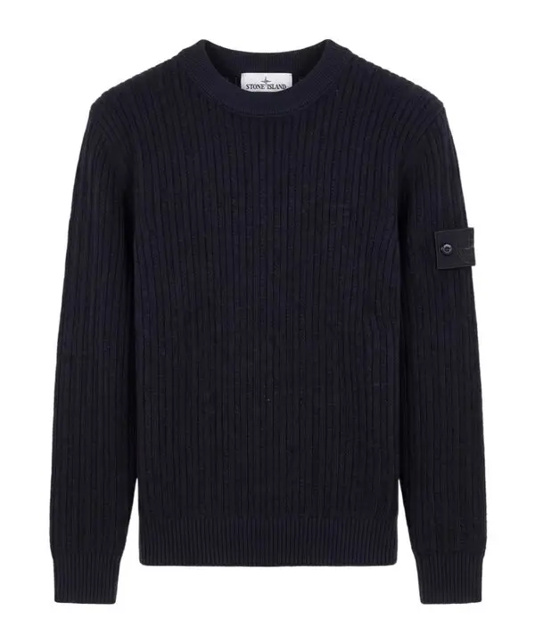 Stone Island Long-sleeved Pullover - Blue