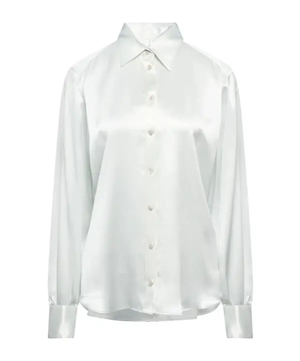 Dolce & Gabbana Solid-color Satin Long-sleeve Shirt