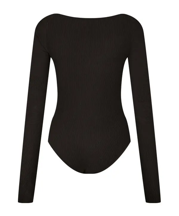 Bottega Veneta Solid Color Bodysuit