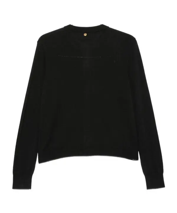 Liu Jo Argyle-intarsia Buttoned Cardigan