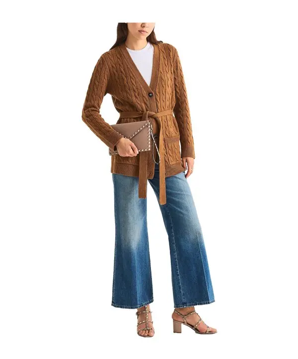 Valentino Garavani High-waisted Wide-leg Jeans