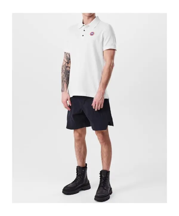 Canada Goose Logo Crew Neck Polo Shirt