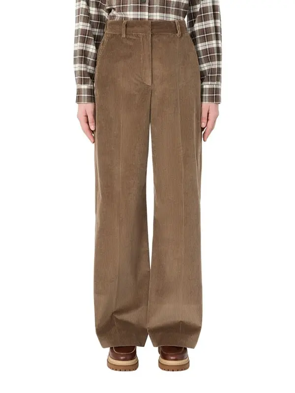 Max Mara Casual Pants With Belt Loops