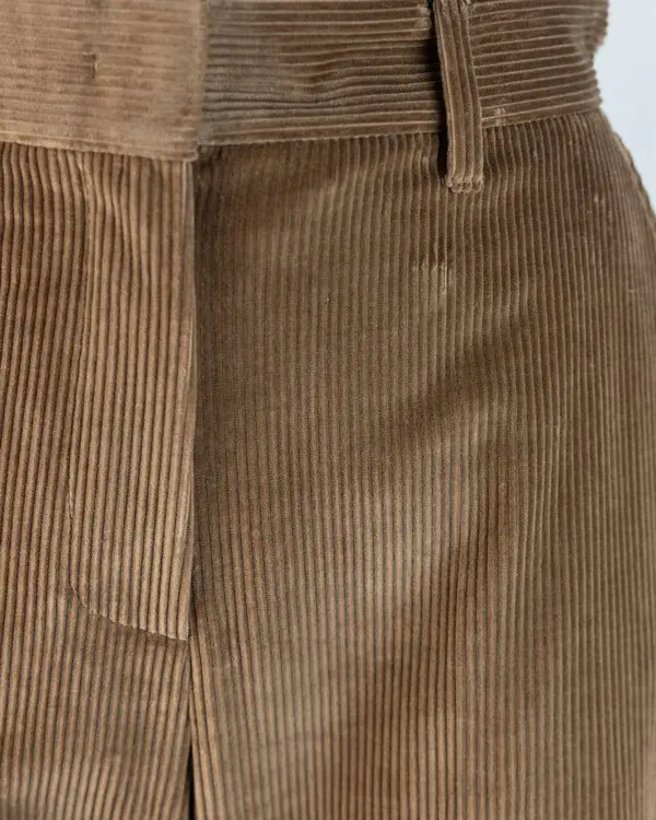 Max Mara Wide Leg Corduroy Trousers
