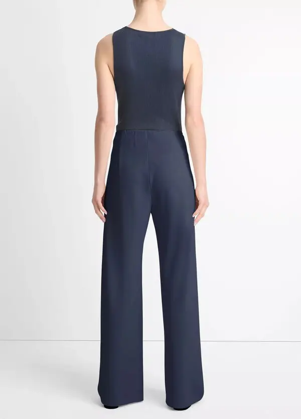 Vince Colette High-rise Crepe Bias Pant