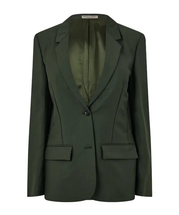 Bottega Veneta Simple Suit Jacket - Black