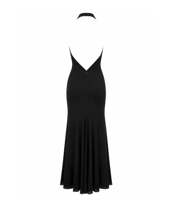 Roberto Cavalli Halterneck Cutout Dress
